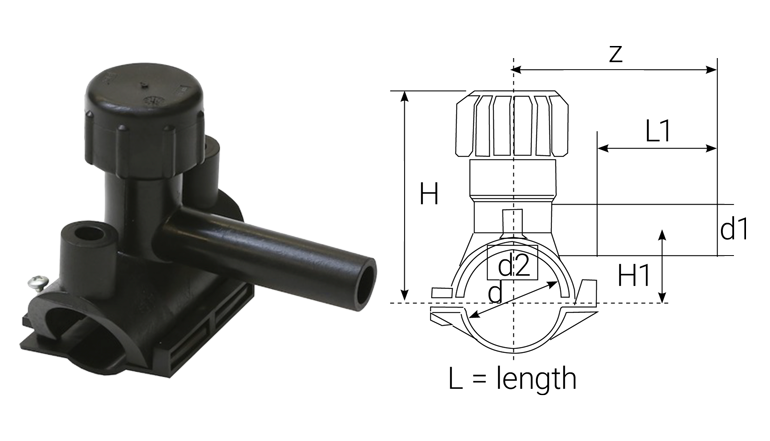 Tapping Saddle Monobloc