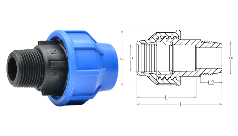 MALE THREADED ADAPTOR