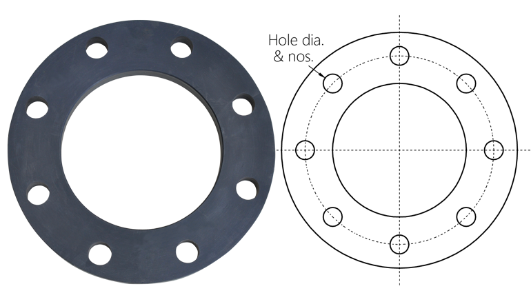 HDPE SLIP ON FLANGE