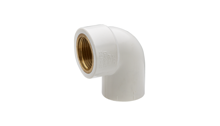 UPVC ASTM Elbow Brass Insert