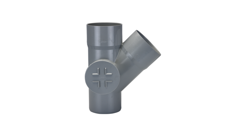 uPVC SWR Single Tee Solvent Type with Door RHS