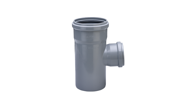 uPVC SWR Reducing Tee Rubber Ring Type