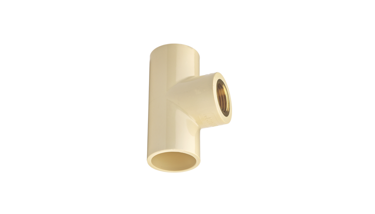 CPVC Tee Brass Insert